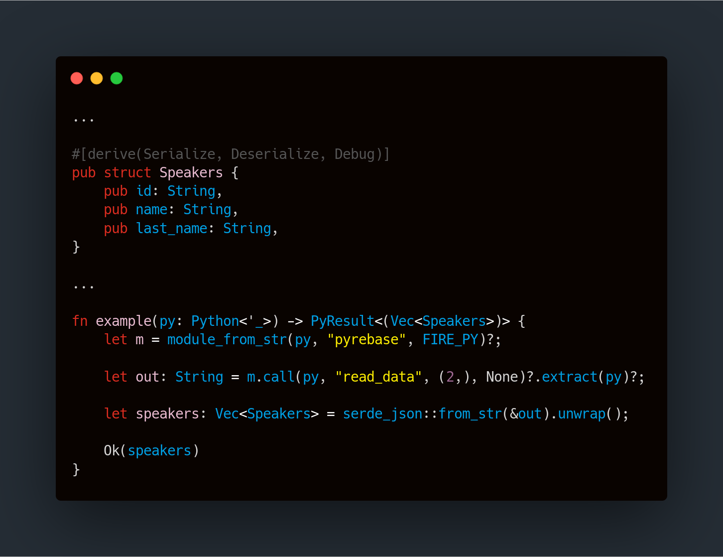 Bringing Your Application From Idea To Production Using Python Rust